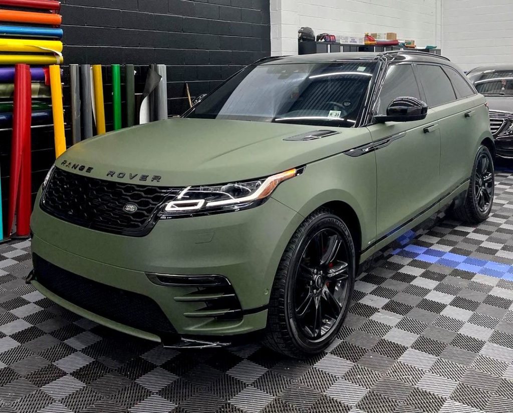2021 Range Rover Velar Full 3M Matte Military Green Wrap! - Auto ...