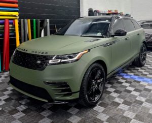 2021 Range Rover Velar Full 3M Matte Military Green Wrap! - Auto ...