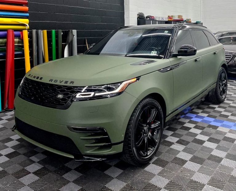 2021 Range Rover Velar Full 3M Matte Military Green Wrap! - Auto ...