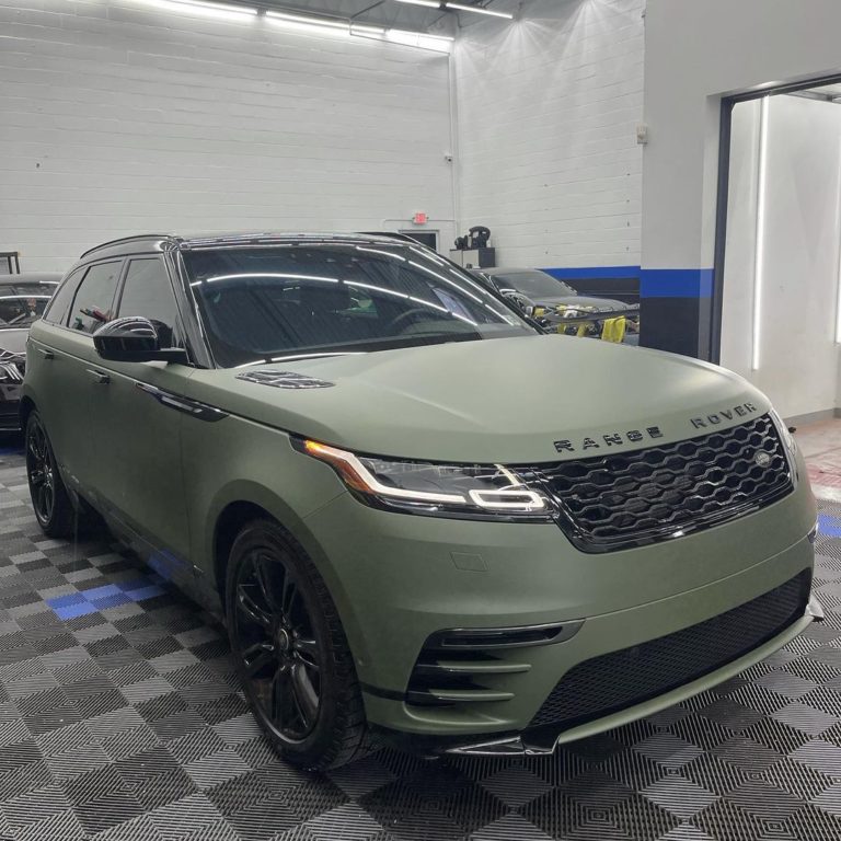 2021 Range Rover Velar Full 3M Matte Military Green Wrap! - Auto ...