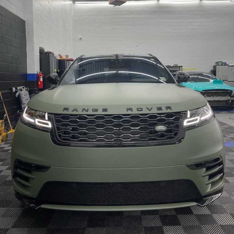 2021 Range Rover Velar Full 3M Matte Military Green Wrap! - Auto ...