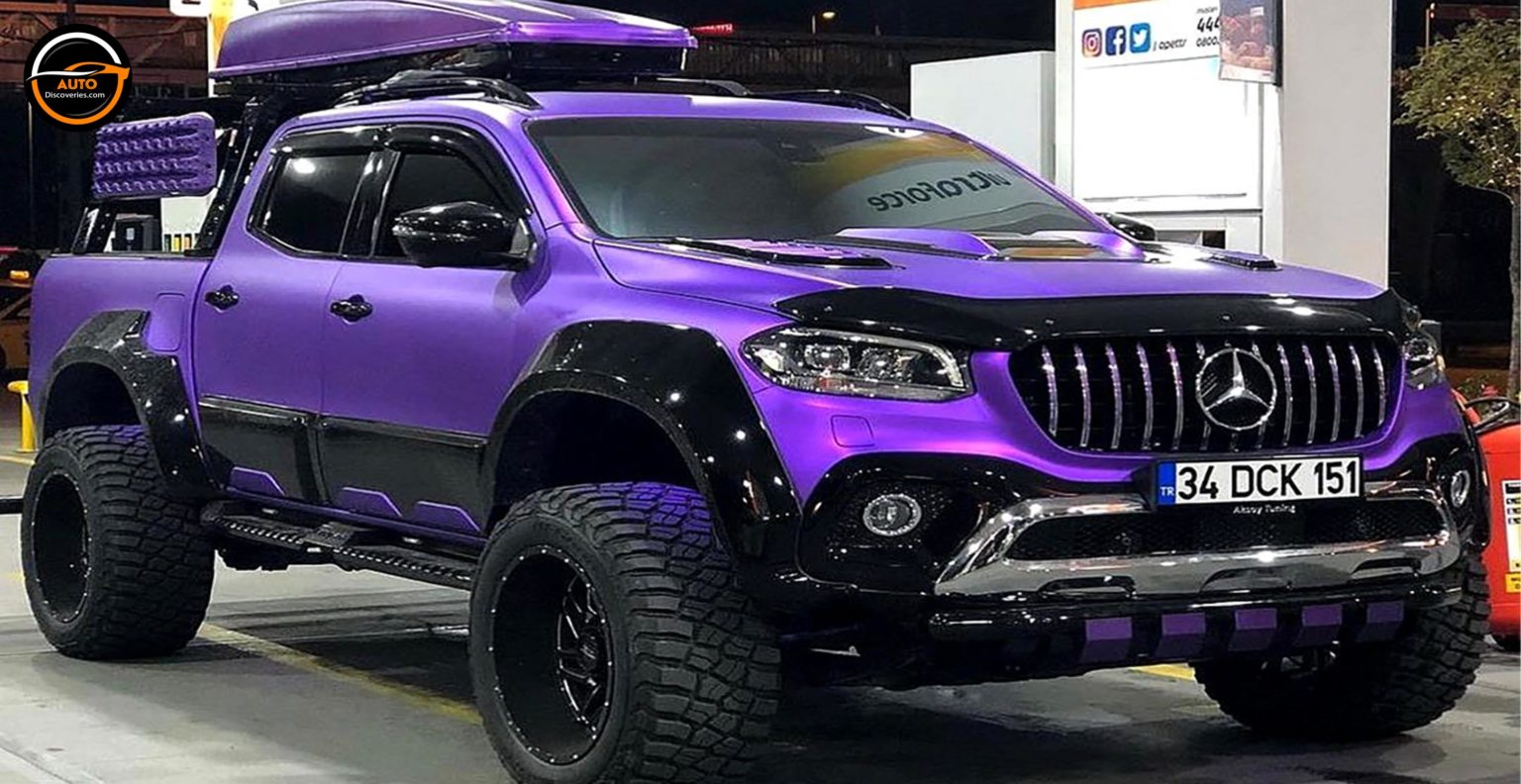 Purple Mercedes X Class Carlex Design Exy Extreme + Truck! | Auto ...