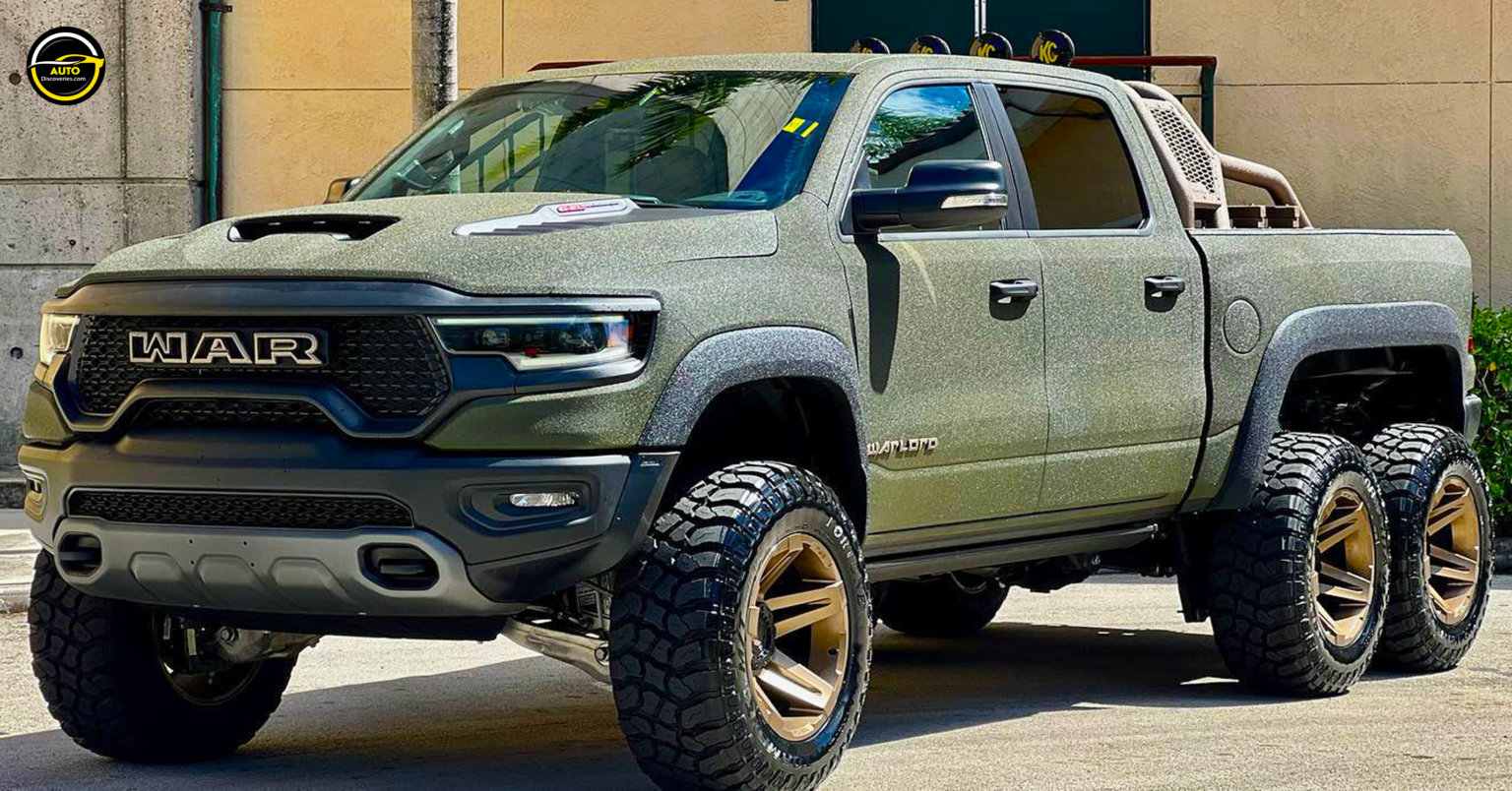 New Warlord 6x6 With 850-Horsepower Hemi Hellcat Engine, Monster ...