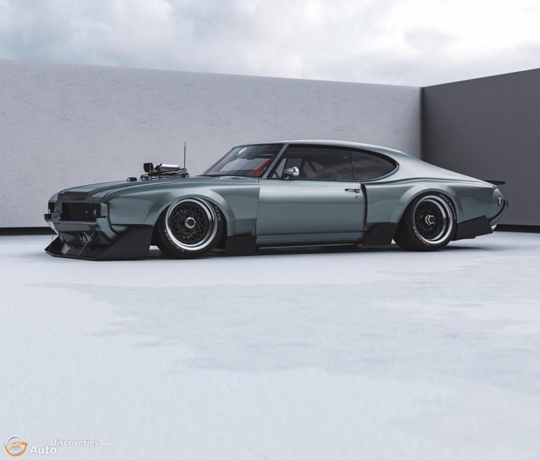 Oldsmobile 442 With Black Mamba Bodykit by Rostislav Prokop - Auto ...