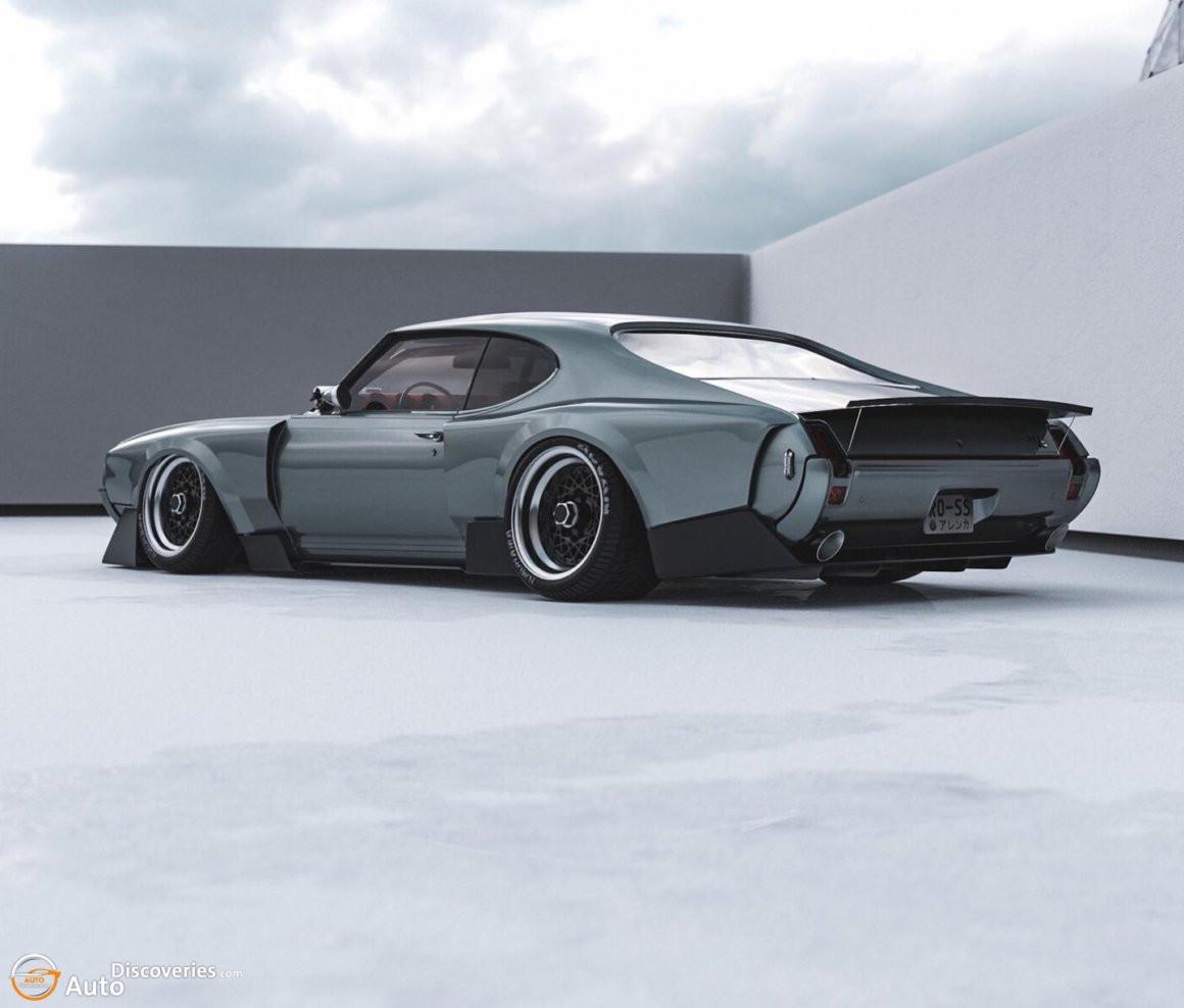 Oldsmobile 442 With Black Mamba Bodykit by Rostislav Prokop - Auto ...