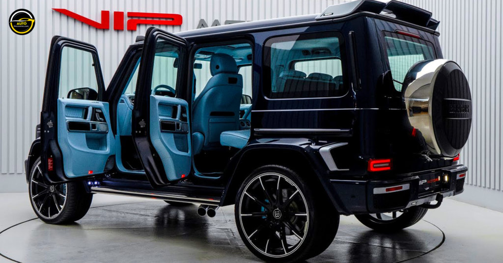 2023 Blue Mercedes AMG G63 Brabus G800 - Savage Luxury SUV In Detail ...