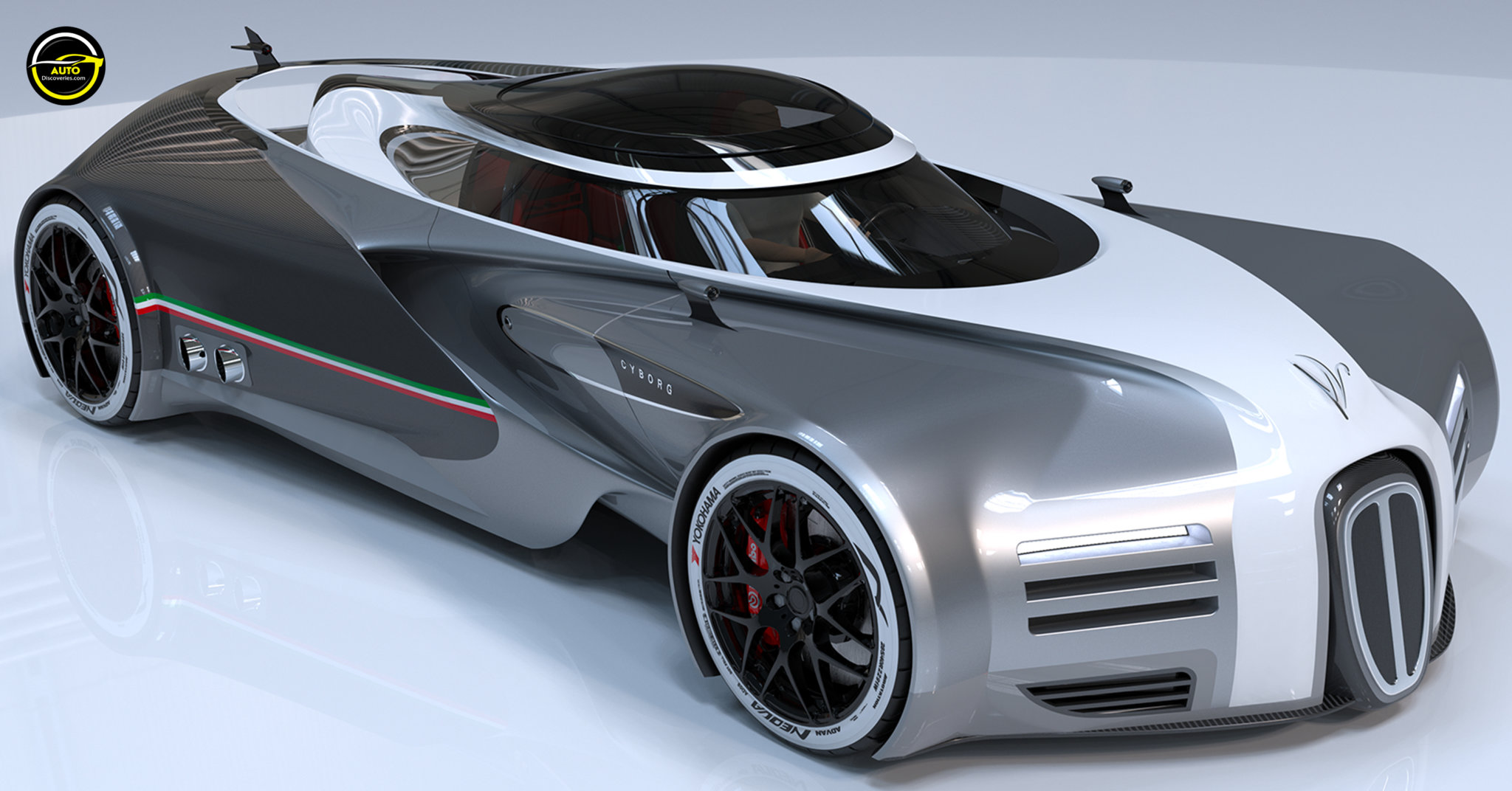 Cyborg Hypercar Concept Design by Lazzarini Design Studio